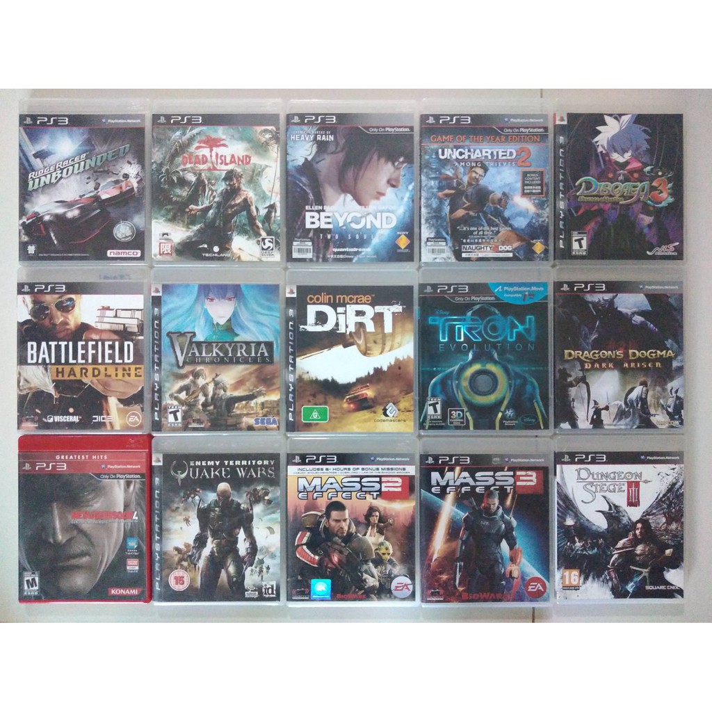 แผ่นแท้ PS3 มากมายหลายรายการจ้า ภาษาอังกฤษ | Shopee Thailand