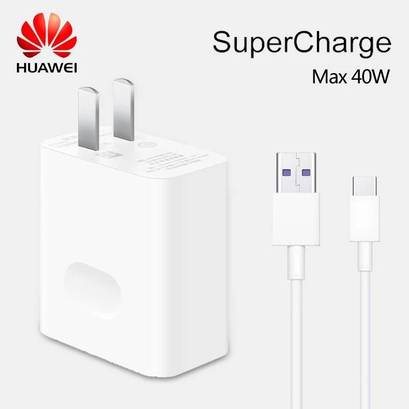 ชุดสายชาร์จแท้ 40W ตรงรุ่น Mate30 Pro P40 , P40 Pro , Mate20 Pro, P30 Pro Original Huawei ...