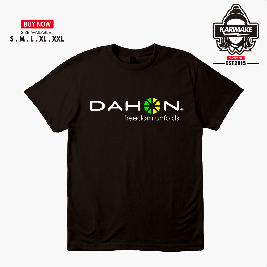 เสื้อยืดคอกลม Dahon Folding Bike T-Shirt Logo Sport Shirt ...