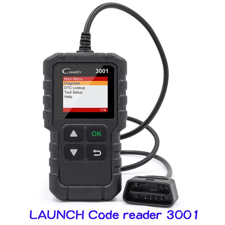 เครื่องอ่านรหัส LAUNCH Creader 3001 เครื่องมือสแกนอัตโนมัติ | Shopee ...