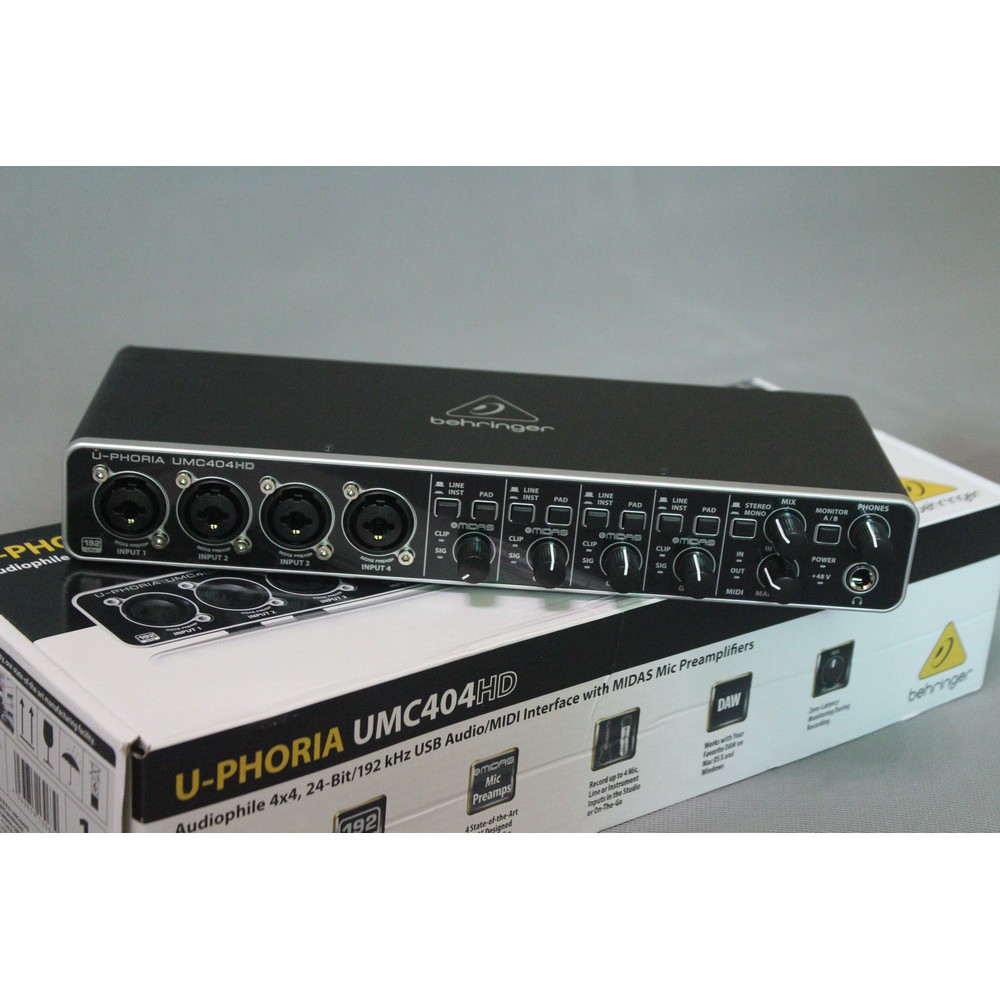 U-PHORIA UMC404HD / USB Interface เกรดคุณภาพระดับ Pre Midas 4 ช่องใน ...