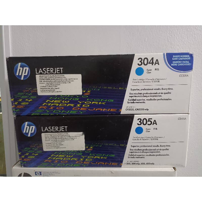 ตลับหมึก HP 304A/305A CYAN สีฟ้า (CE411A) | Shopee Thailand