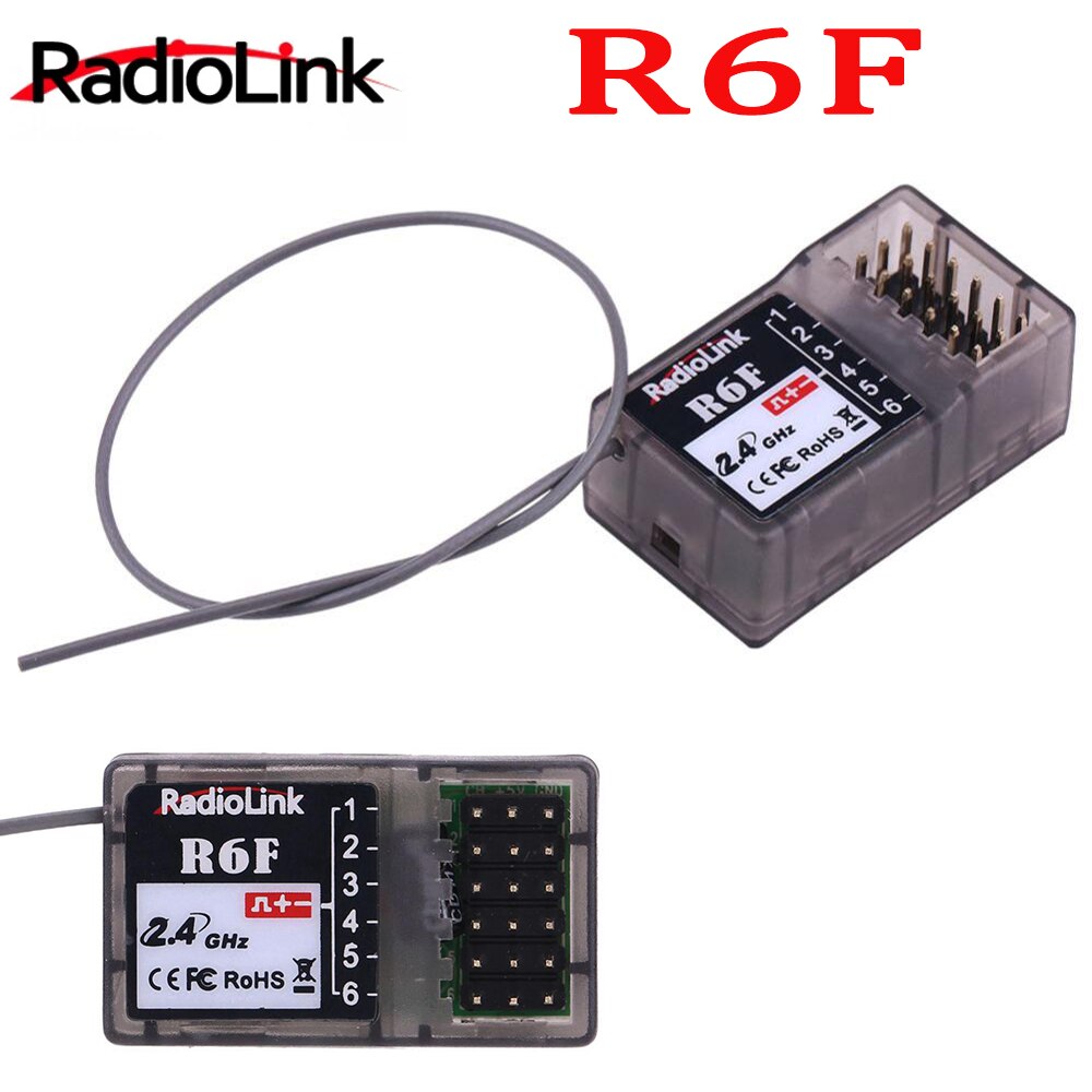 Radiolink ตัวรับส่งสัญญาณวิทยุ R6F 2.4Ghz 6CH คุณภาพสูง 2018 อุปกรณ์เสริม สําหรับเครื่องรับส่ง ...