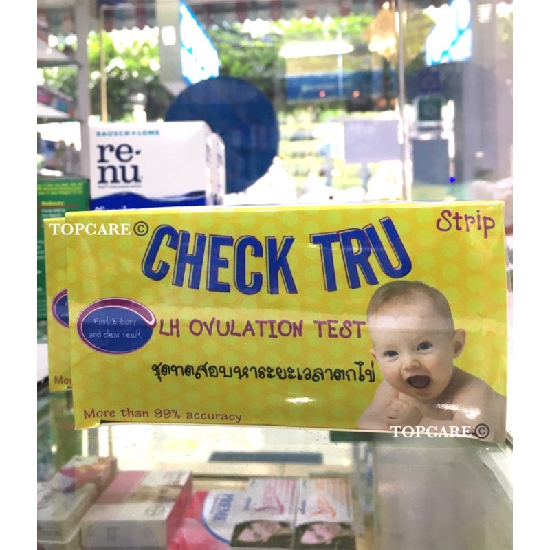 Check Tru (LH ovulation test) ชุดทดสอบหาระยะไข่ตก exp.01/02/2023 ...