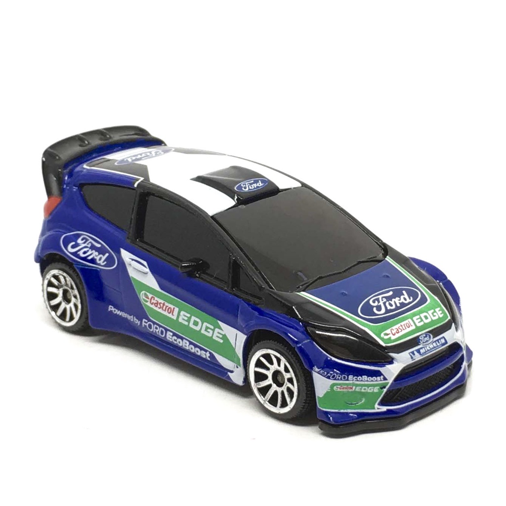 Majorette Ford Fiesta RS WRC - Castrol Edge - Black Roof - Blue / Green ...
