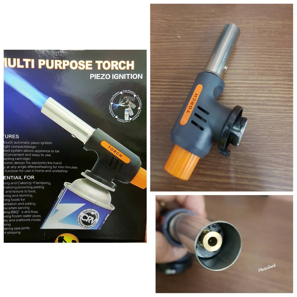 Multi Purpose GAS Torch WS-502C หัวพ่นไฟทำอาหาร แต่งหน้าเค๊ก พ่นความ ...