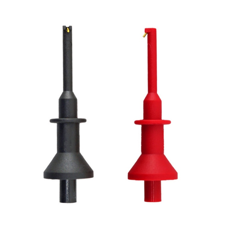 มัลติมิเตอร์ Probe Hook 4 มม.ซ็อกเก็ตเกลียว Smd Ic Test Hook Clamp ฤดู ...