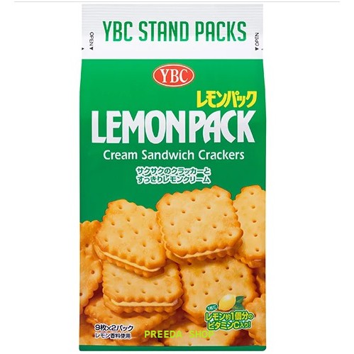 YBC Levain Biscuit Lemon แครกเกอร์แซนวิช สอดไส้ครีม รสเลม่อน รสมะนาว (40g-167g.) | Shopee Thailand