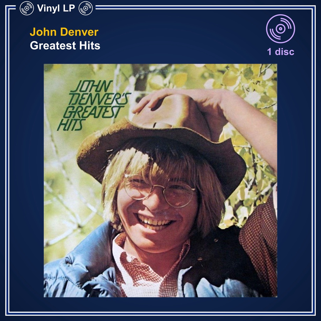 [ ออก E-Tax ได้ ] [แผ่นเสียง Vinyl LP] John Denver - Greatest Hits ...