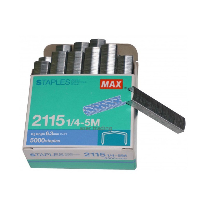 MAX 2115 1/4-5M STAPLES (5000s) | Shopee Thailand