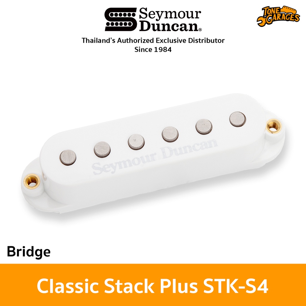 Seymour Duncan Classic Stack Plus for Strat ปิ๊กอัพกีต้าร์ Noiseless ตำแหน่ง Bridge (STK-S4 ...