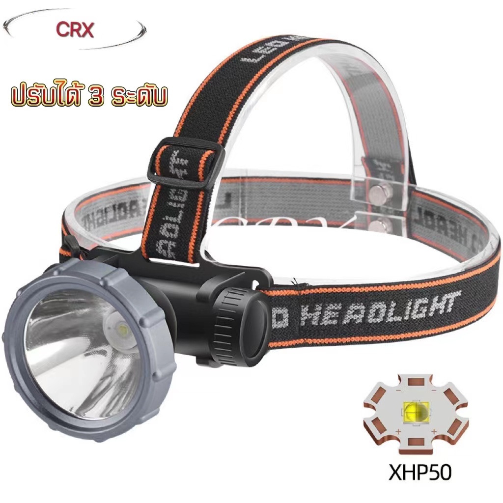 ไฟฉายคาดหัว รุ่นSQ-810 P50-38000W หลอดLED T9 ให้ความสว่างสูงถึง ...