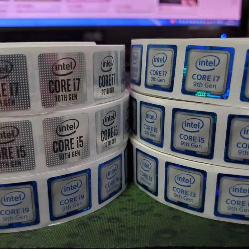 Popular peripheral metal stickers Intel Intel CPU 9th generation 10th ...