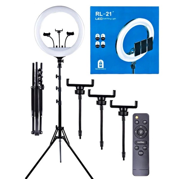 Ring Light LED21นิ้ว RL-21 ปรับสีส้ม-ขาวและความสว่างตามการใช้งาน ...