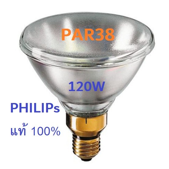 PHILIPS PAR38 FLOOD 120W Outdoor Reflector Lamp | Shopee Thailand