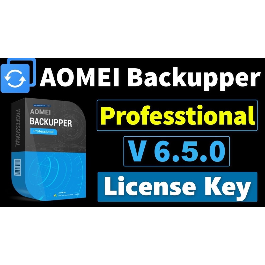 AOMEI Backupper Pro 7.3.3 Official Key 1 ปี | Shopee Thailand