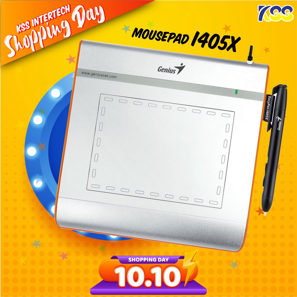 EasyPen i405 GraphicsX Tablet เม้าส์ปากกา จีเนียส ประกันศูนย์ไทย 1 ปีเต็ม ออกใบกำกับภาษีได้ ...