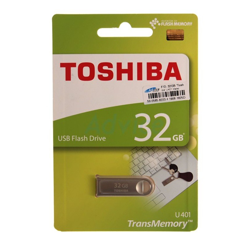 Toshiba Flash Drive 32GB (U401) Metal | Shopee Thailand