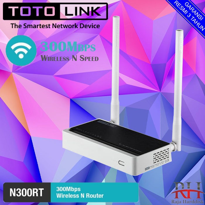 Totolink N300rt N Router 300mbps เราน์เตอร์ไร้สายความเร็วสูง | Shopee ...