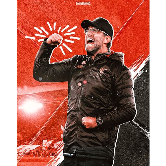 โปสเตอร์ Klopp JURGEN BALL (สามารถปรับแต่ง IMAGE) | Shopee Thailand