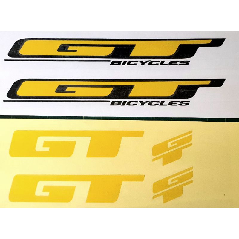 Gt สติกเกอร์ BASIKAL.MOUNTAIN BIKE.BICYCLE STICKER, สติกเกอร์ตัด, TAHAN ...