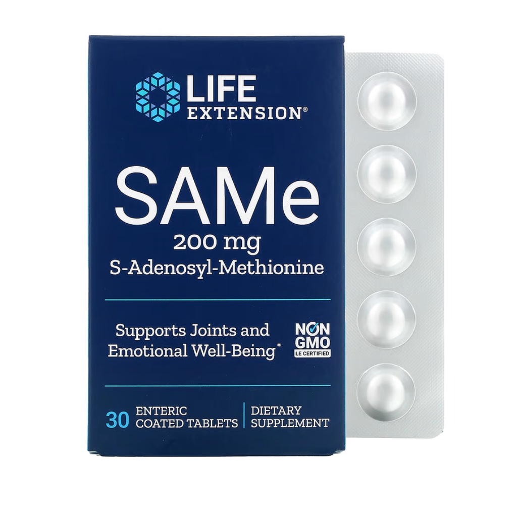 Life Extension, SAMe 200 mg 30 Enteric Coated Tablets | Shopee Thailand