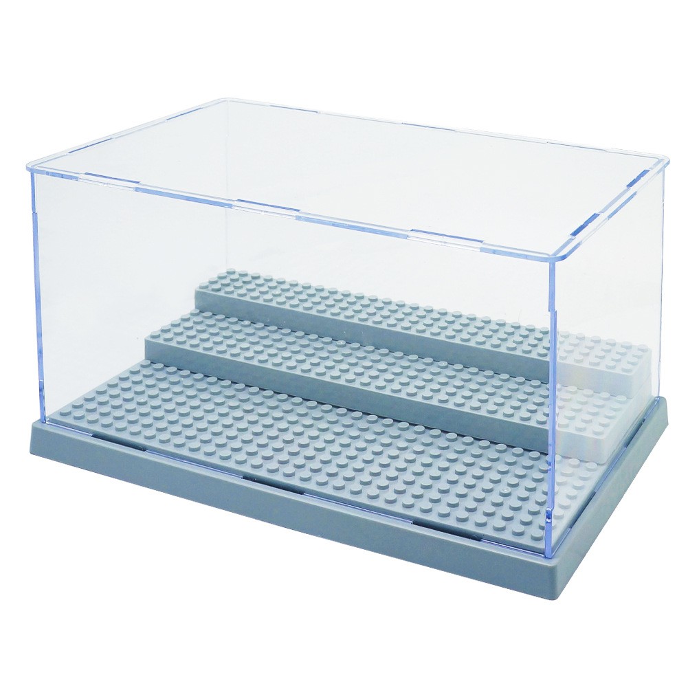 Blocks Minifigures Display Case Box Acrylic Building Bricks Collectible ...