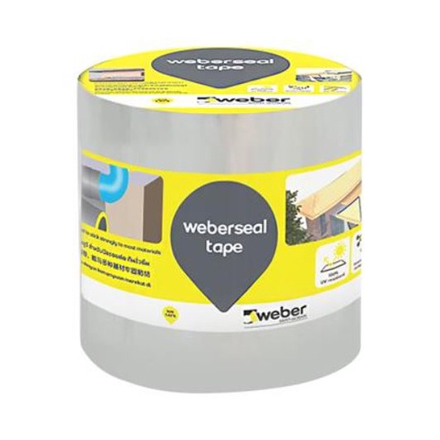 Weber เวเบอร์ซีล เทป (5,10 cmX3m) กันซึม อุดรอยรั่ว กาวในตัว ใช้ได้อเนก ...