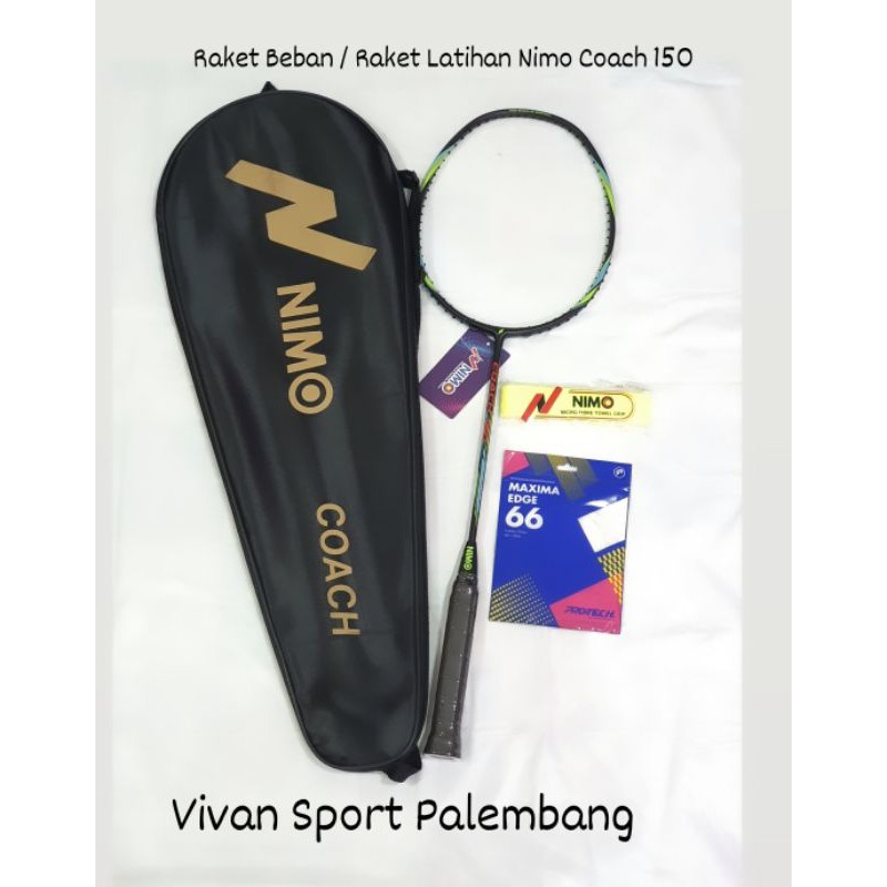 Nimo Coach ไม้แบดมินตัน / ไม้แร็กเก็ตโหลด / Nimo 150 กรัม 150 กรัม | Shopee Thailand