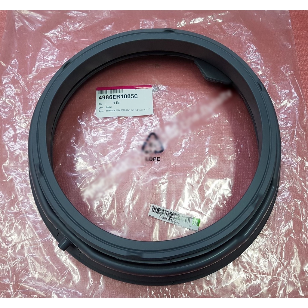 อะไหล่ของแท้/ซีลยางประตูฝาหน้าเครื่องซักผ้าฝาหน้าแอลจี/( WASHING ...