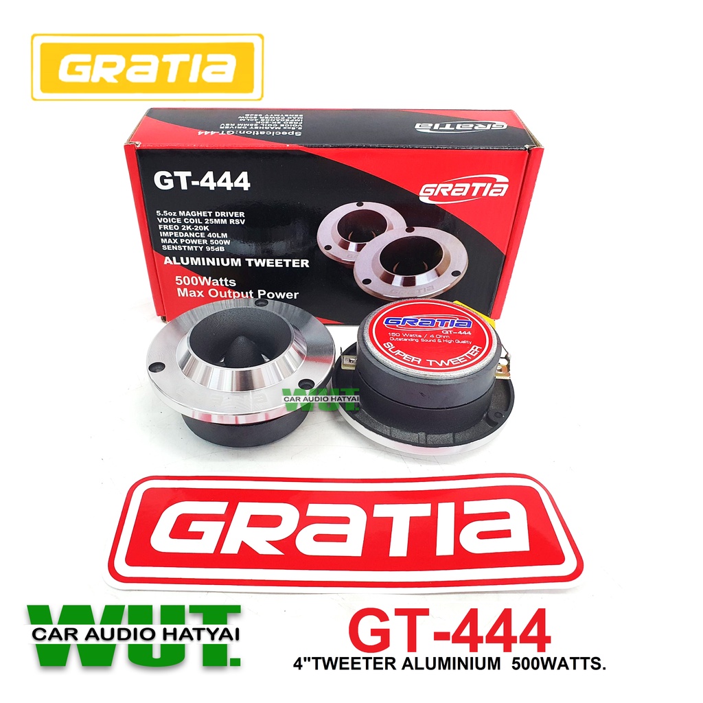 GRATIA ลำโพงเสียงแหลม/แหลมจานหน้าเงา 500 วัตต์ Gratia รุ่น GT-555 ...
