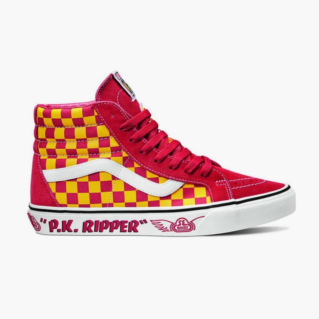 [ของแท้ ส่งไว จากไทย] VANS SK8-HI REISSUE - (SE BIKES) PK RIPPER/RED ...