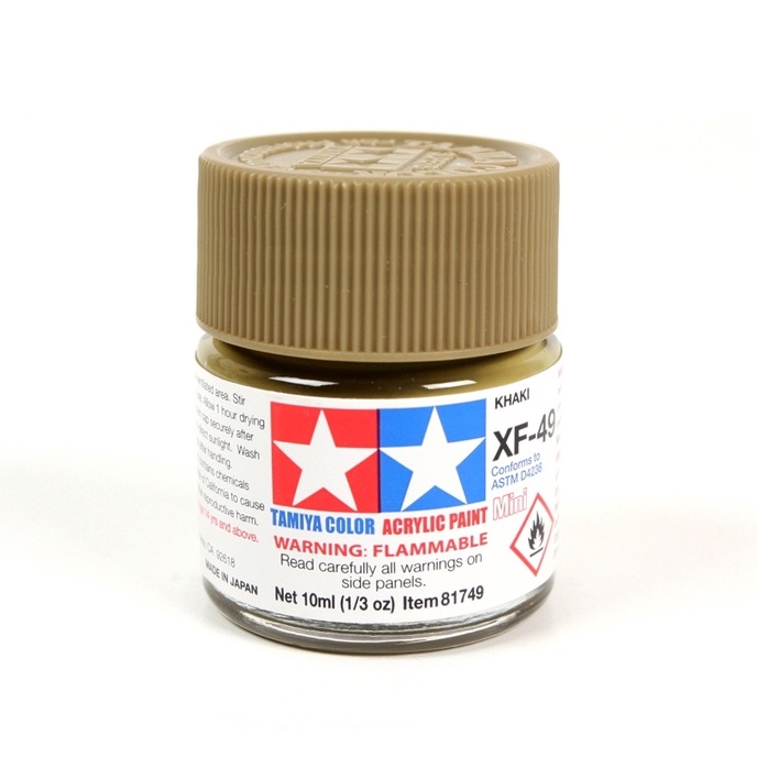 สีอะคริลิค TAMIYA ACRYLIC XF-49 81749, XF-50 81750, XF-51 81751, XF-52 ...