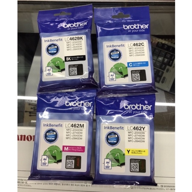 ตลับหมึกอิงค์เจ็ท Brother Ink LC-462 BK,C,M,Y ของแท้ 100% | Shopee Thailand