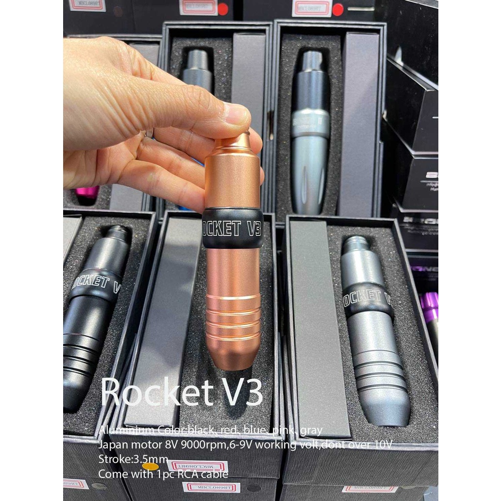 เครื่องสักปากกา Rocket V3 Pen Rotary Tattoo Machine Pen | Shopee Thailand