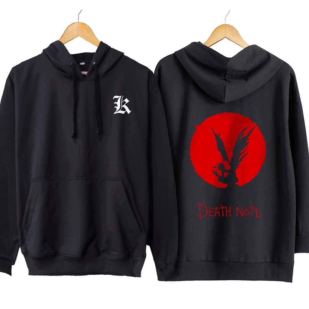 RYUK MOON เสื้อแจ็คเก็ตมีฮู้ดอนิเมะ - DEATH NOTE วัสดุผ้าฟลีซผ้าฝ้าย ...
