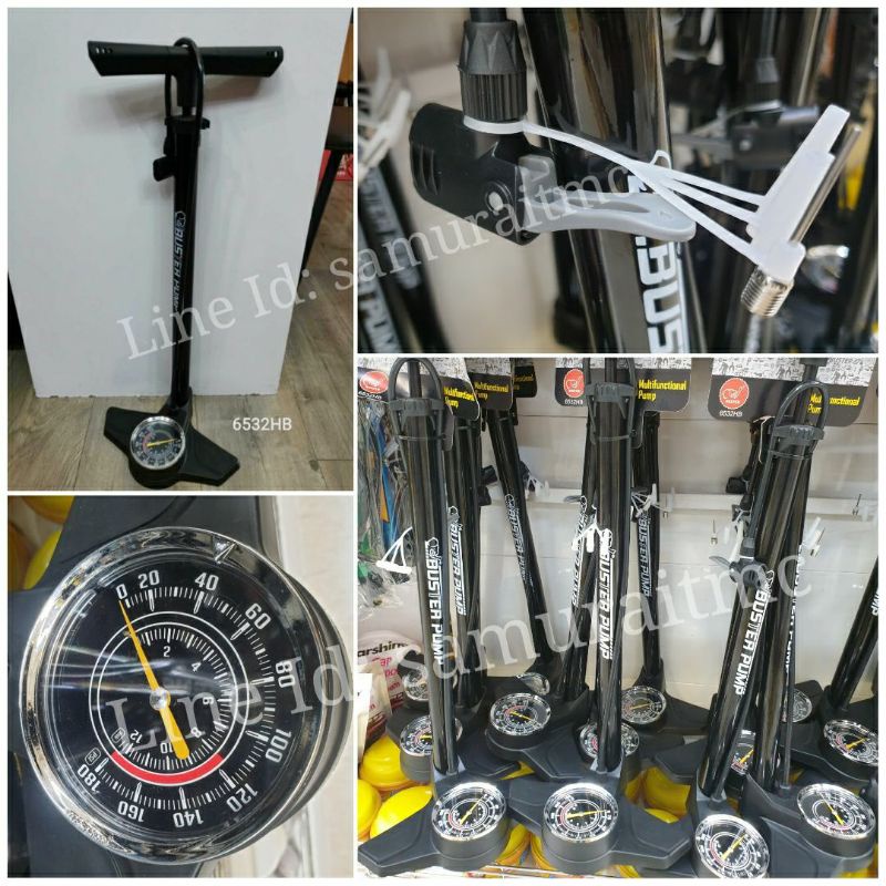 เครื่องสูบลม ที่สูบลม จักรยาน มอเตอร์ไซด์ Buster Pump | Shopee Thailand