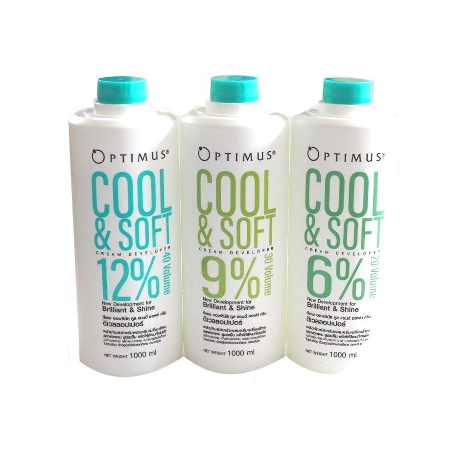 ไฮโดรเจนออฟติมัส ไฮปอนด์ดีแคช ขนาด 1000 ml. 6%,9%,12% developer cream ...