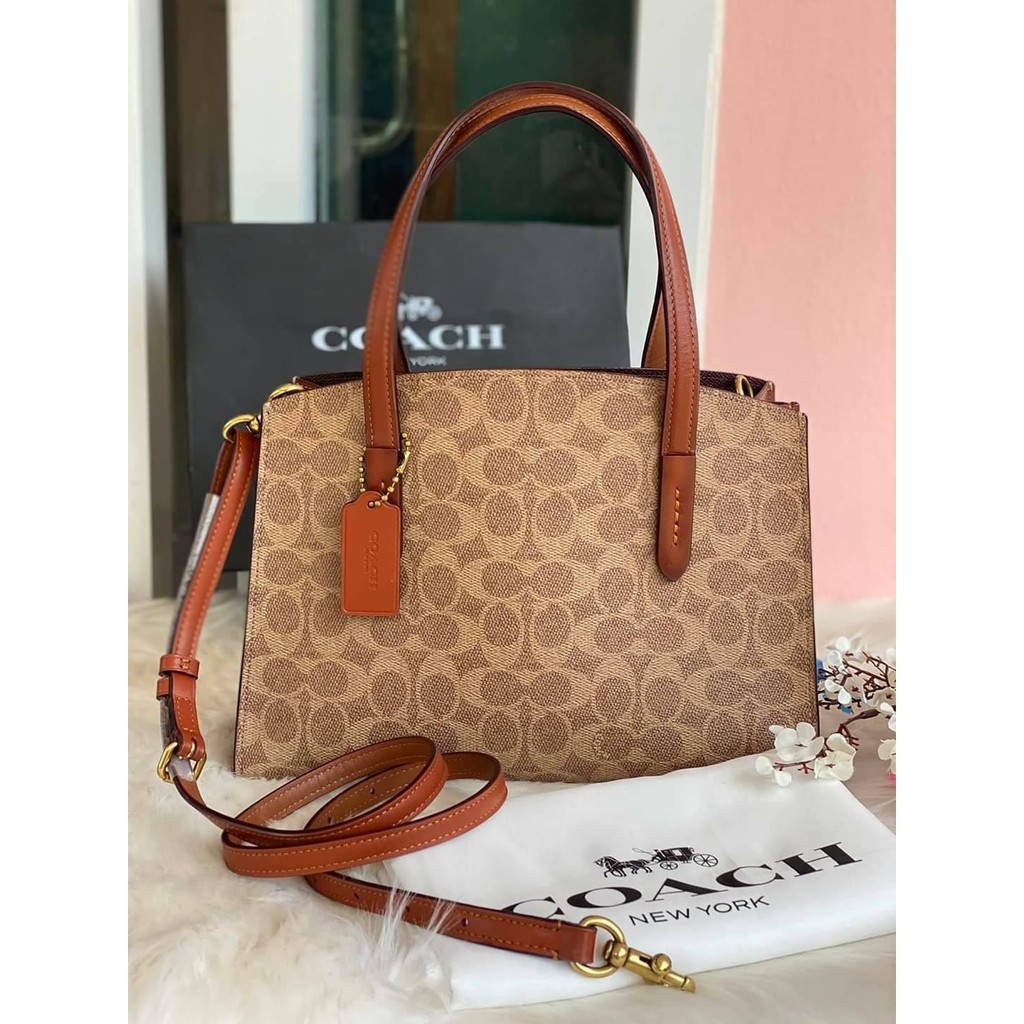 กระเป๋า COACH Charlie Carryall 28 In Signature Canvas รุ่น F32749 ...