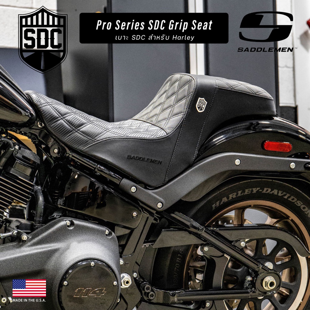 Saddlemen - SDC Pro Series Seat เบาะแต่งสำหรับ Harley Touring Softail ...