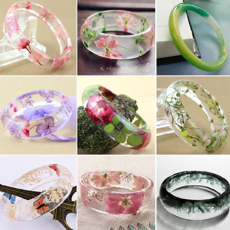 Flat Rings Mould Collection Handmade DIY Jewelry Making Ring Silicone ...