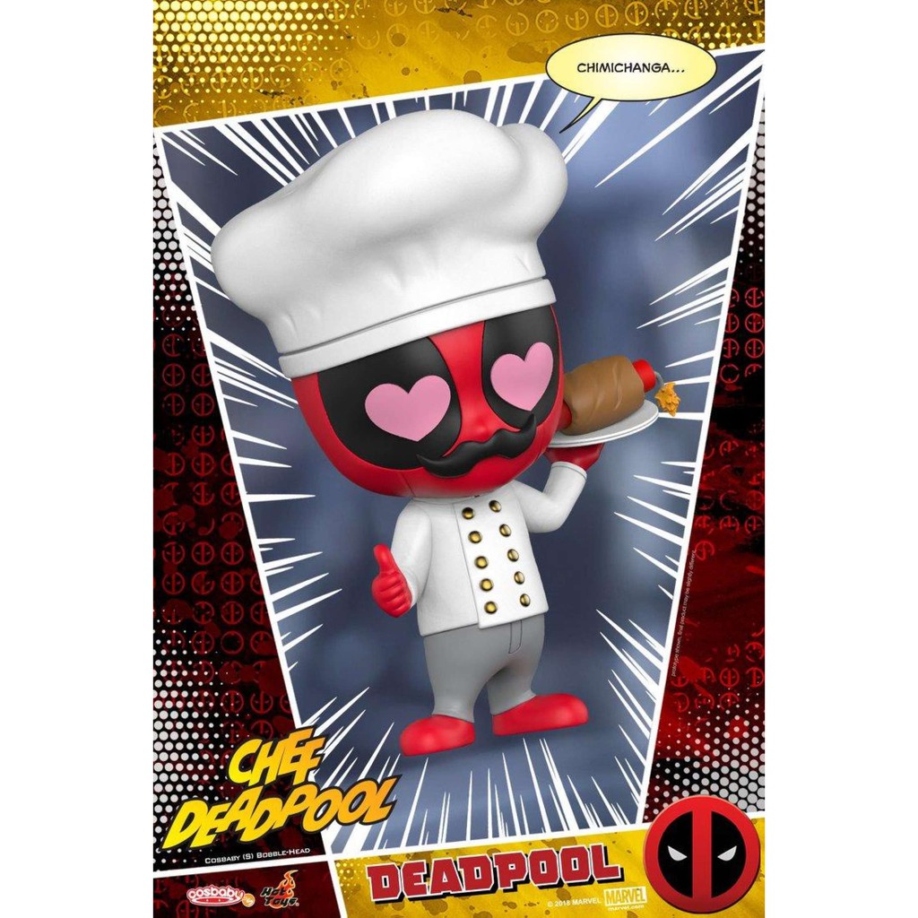 Cosbaby Chef Deadpool โมเดล ฟิกเกอร์ ตุ๊กตา by Hot Toys | Shopee Thailand