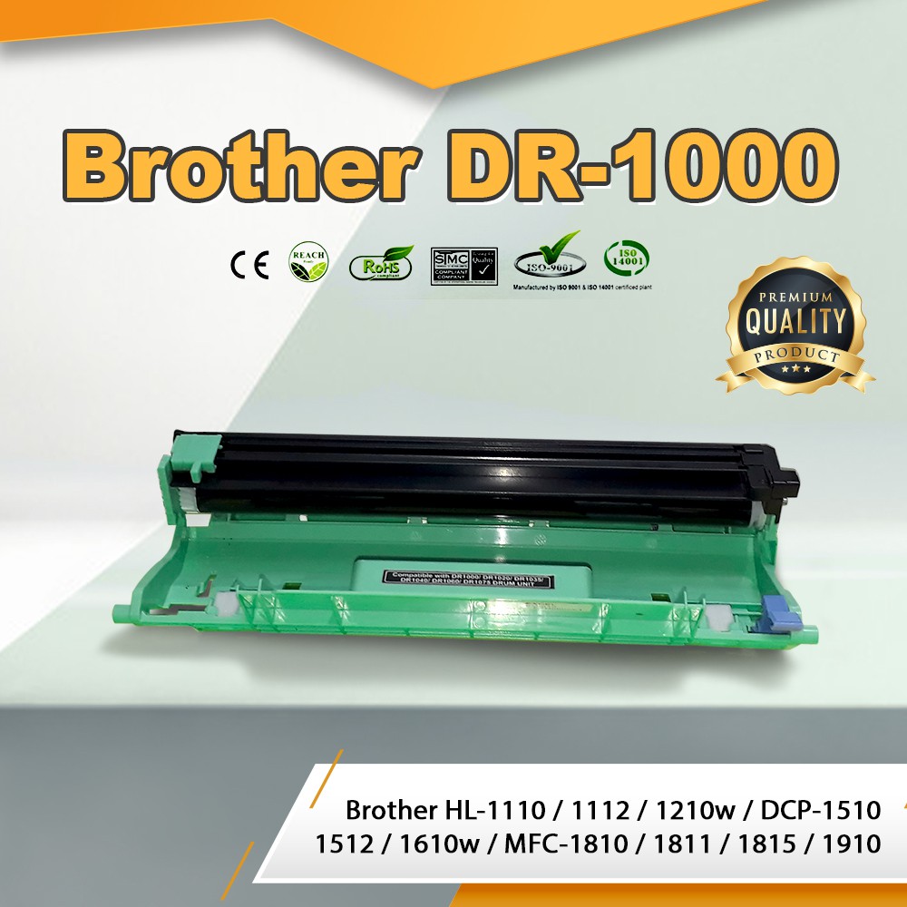 DR1000/DR-1000 ดรัม ตลับDRUM Brother เทียบเท่า ใช้กับ Brother HL-1110 ...