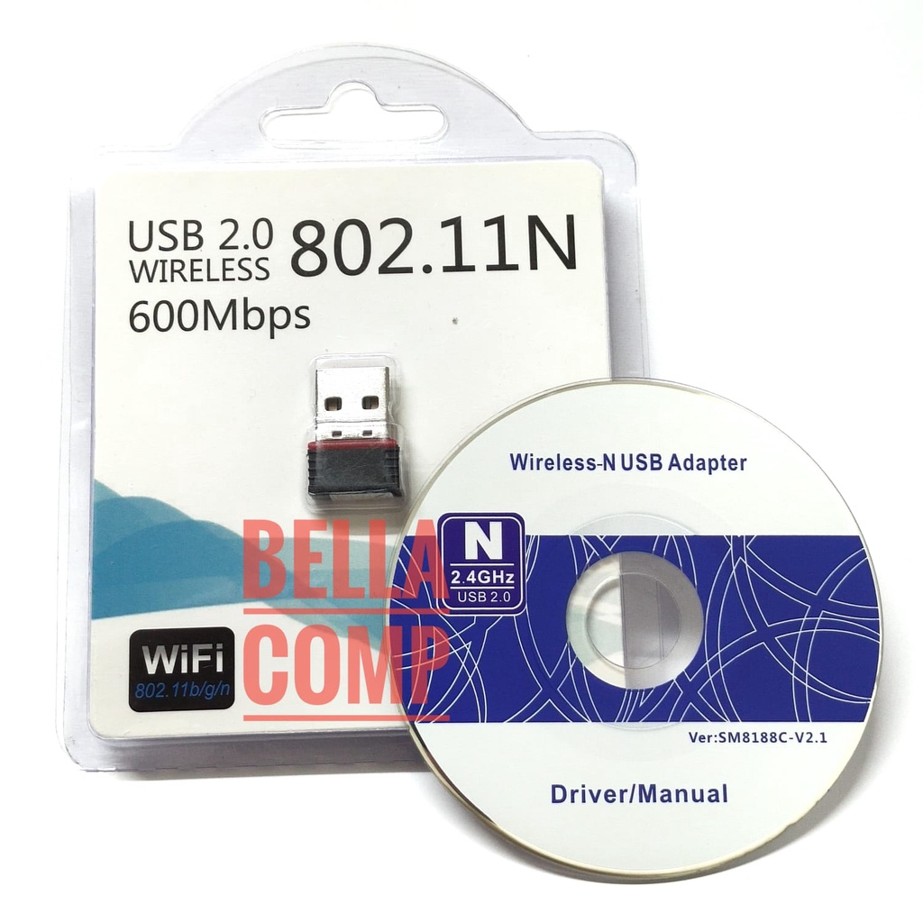 Usb Dongle ตัวรับสัญญาณ WIFI ไร้สายอะแดปเตอร์ USB 802.11N 600Mbps เสาอากาศ | Shopee Thailand