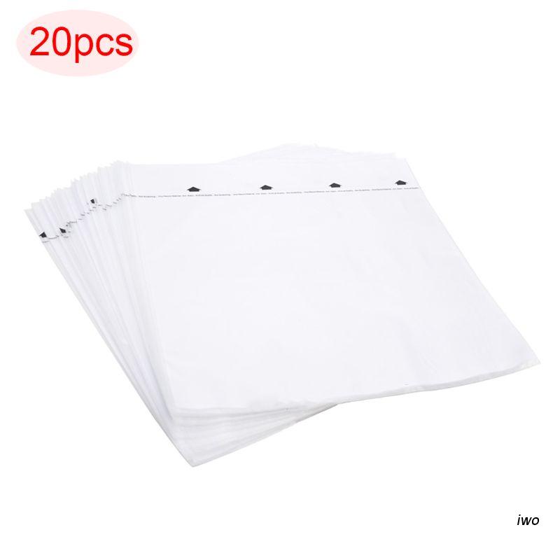 iwo 20PCS Anti-static Rice Paper Record Inner Bag Sleeves Protectors ...