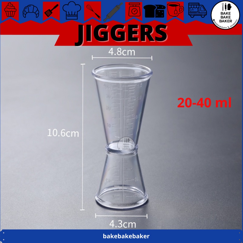 Double Jigger Jiggers จิ๊กเกอร์ ถ้วยตวง2หัว | Shopee Thailand
