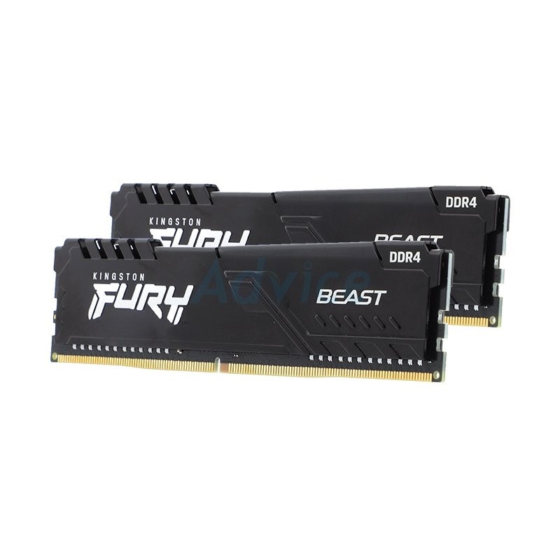 RAM DDR4(2666) 16GB (8GBX2) KINGSTON FURY BEAST (KF426C16BBK2/16) ประกัน LT. แรม คอมพิวเตอร์ PC ...
