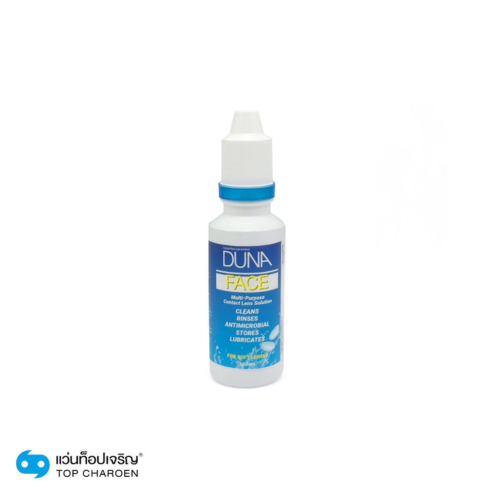 DUNA น้ำยาแช่และทำความสะอาดคอนแทคเลนส์ DUNA FACE Contact lens care ...