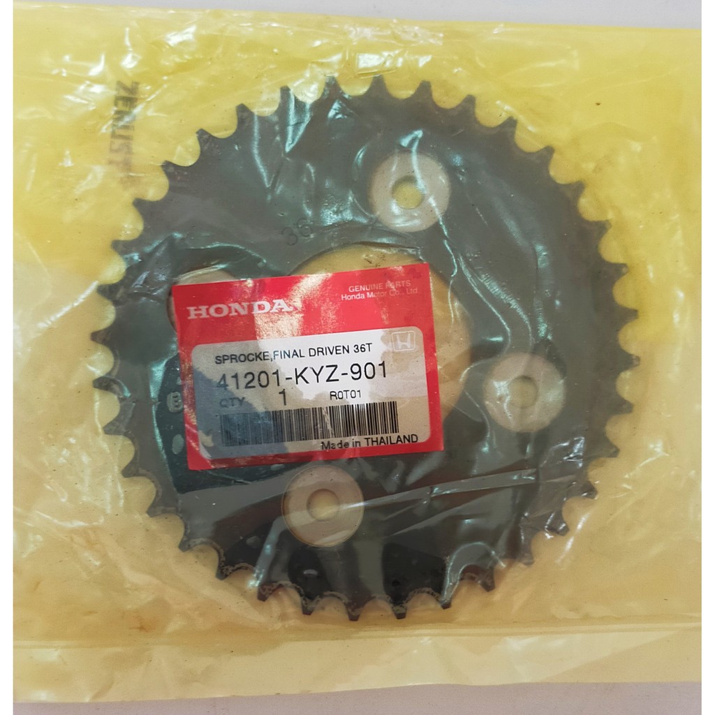 41201-KYZ-901 สเตอร์หลัง (36 ฟัน)(SUNSTAR) Honda แท้ศูนย์ | Shopee Thailand