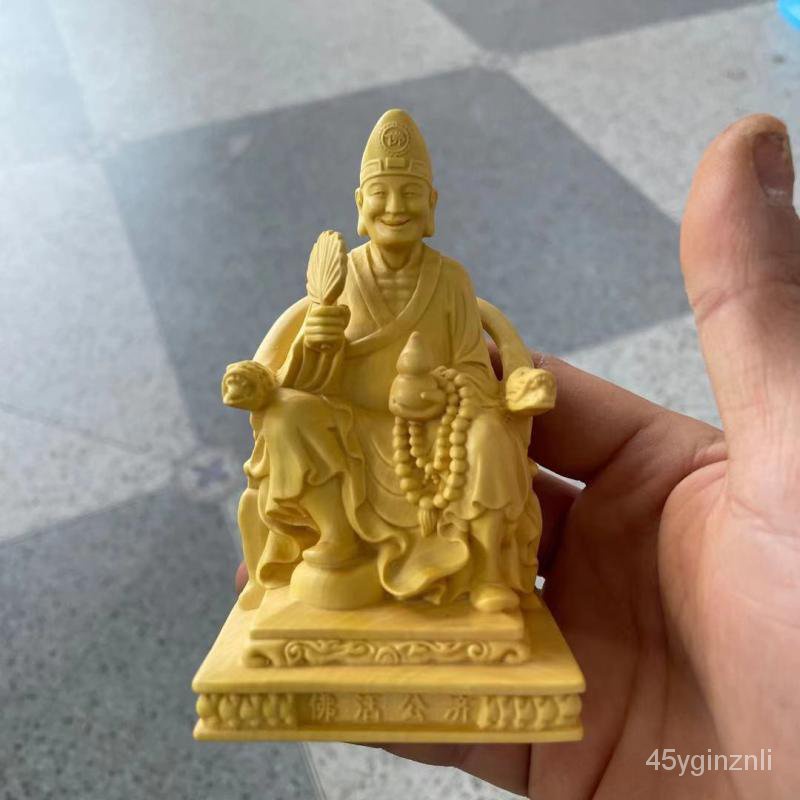 เครื่องประดับพระพุทธรูปจี้กงแกะสลักไม้เนื้อแข็งพระ Daoji Jianglong ...